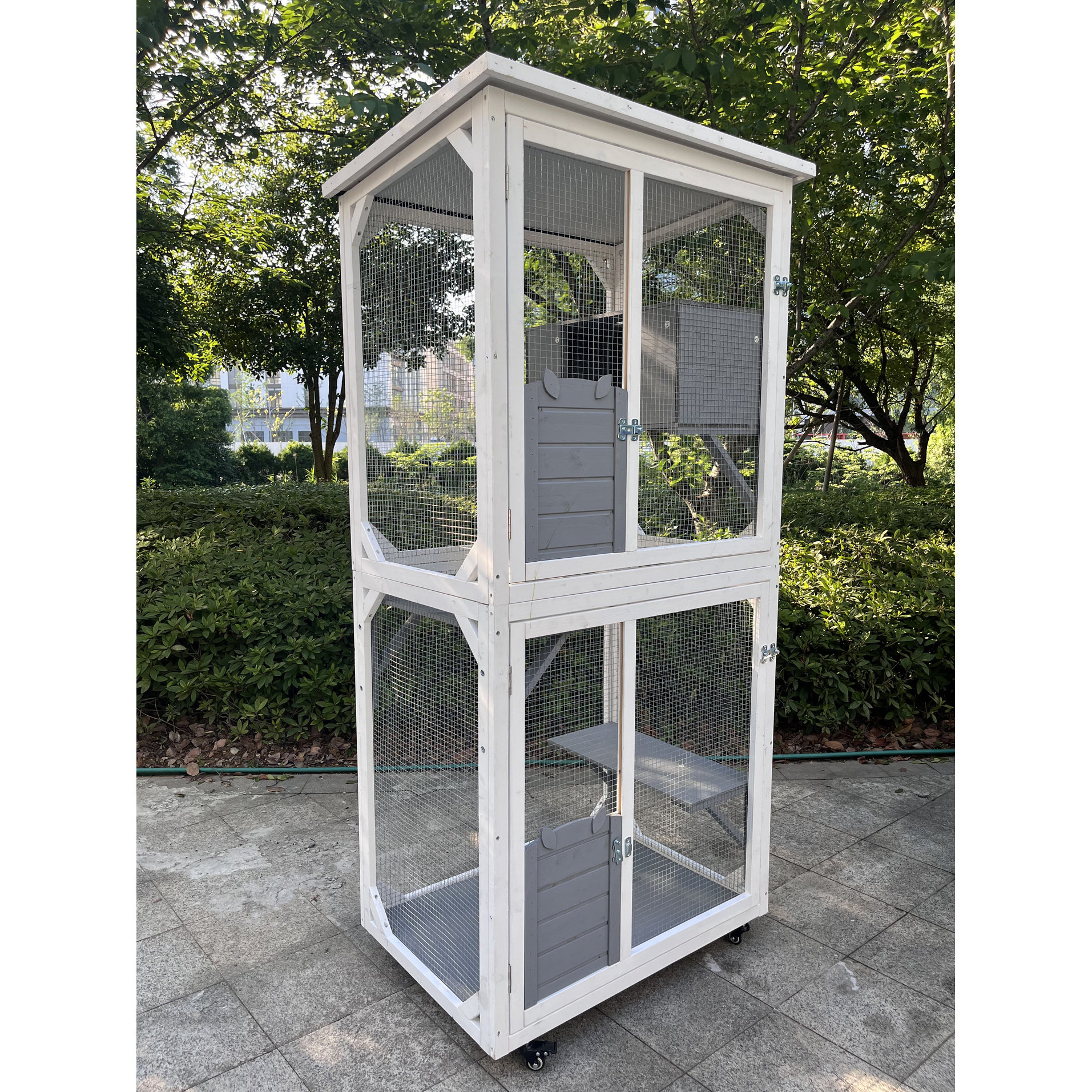 Tucker Murphy Pet™ Cat Climb And Jump House - Solid Wood For An ...