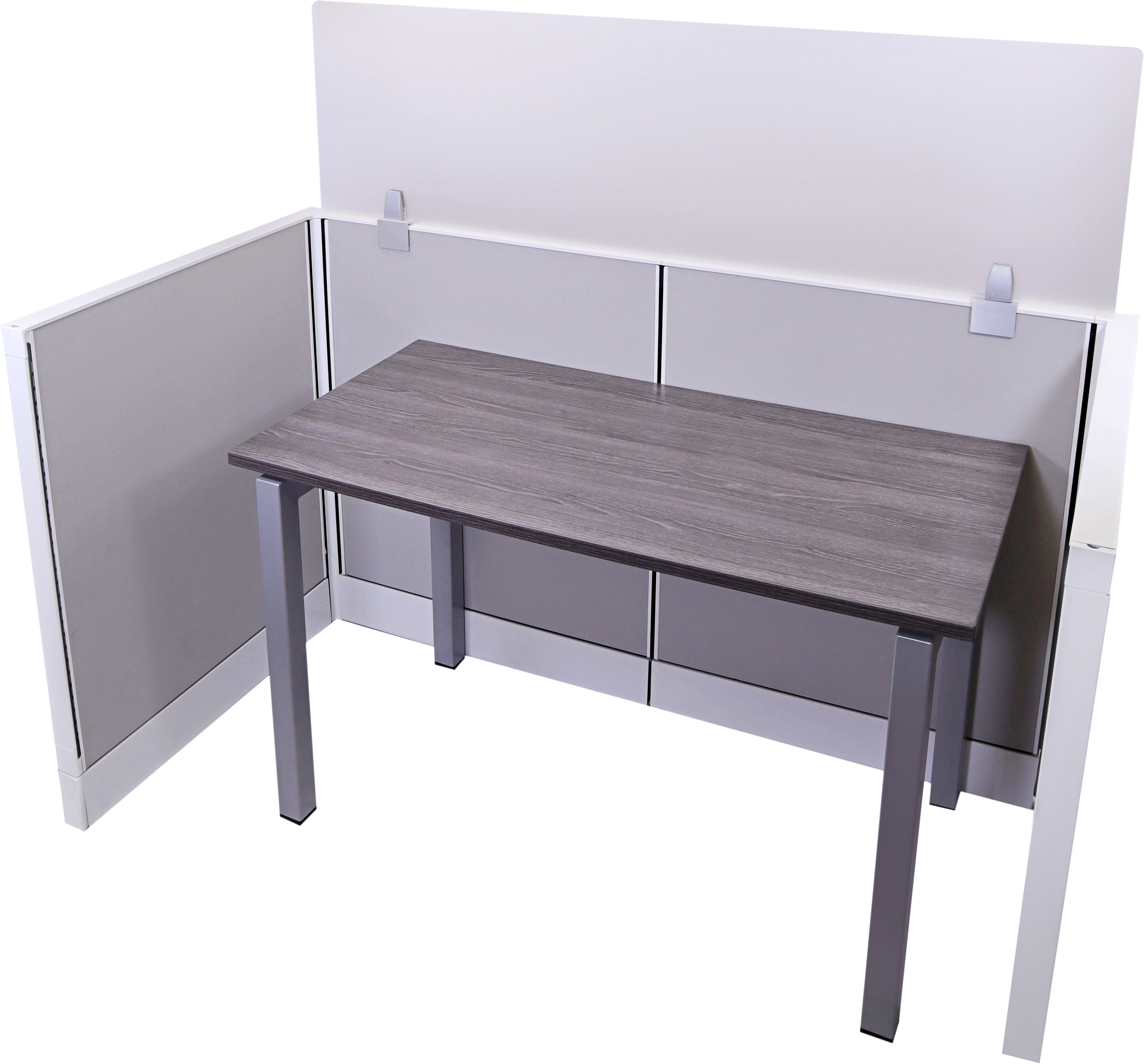 OBEX Acrylic Cubicle Mounted Privacy Panel with Large Brackets ...