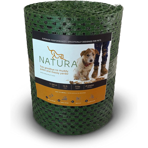 Arlmont & Co. Outdoor Artificial Grass for Dogs, Turf Grass Patch ...