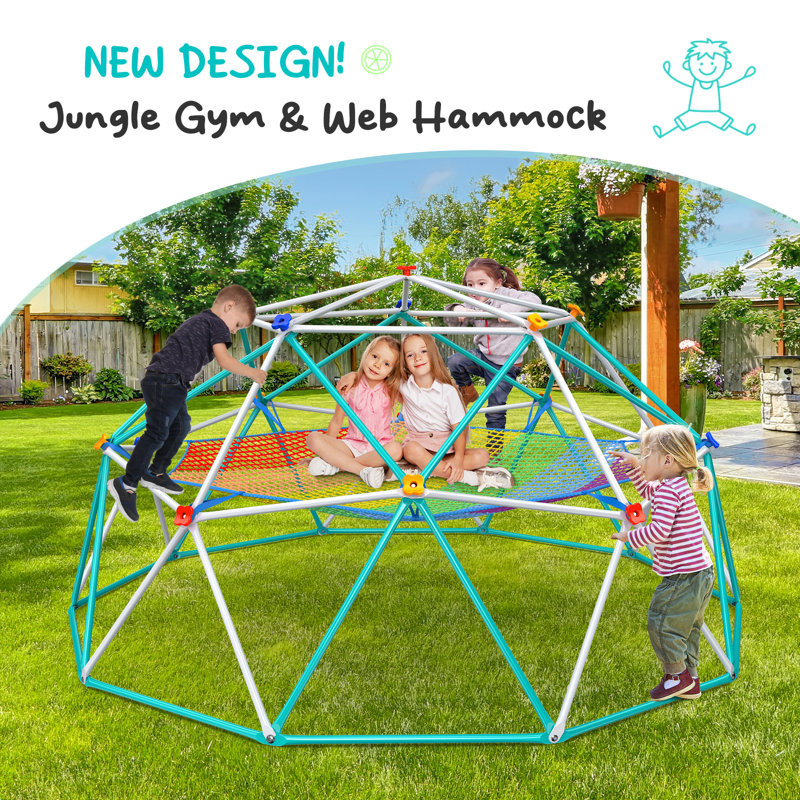 Klo Kick 120'' W Metal Climbing Dome - Wayfair Canada