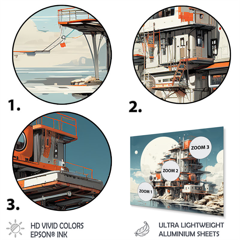 Winston Porter Fantasy Castle I - Castles Metal Art Print | Wayfair