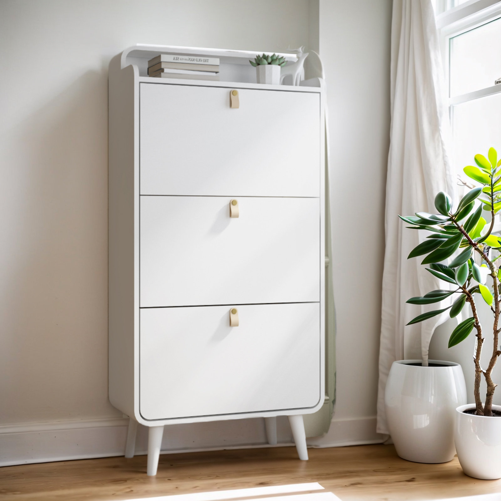 Corrigan Studio® 18 Pair Shoe Storage Cabinet | Wayfair