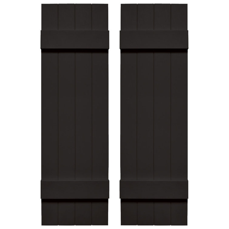BuildersEdge 14'' Board & Batten Shutters | Wayfair