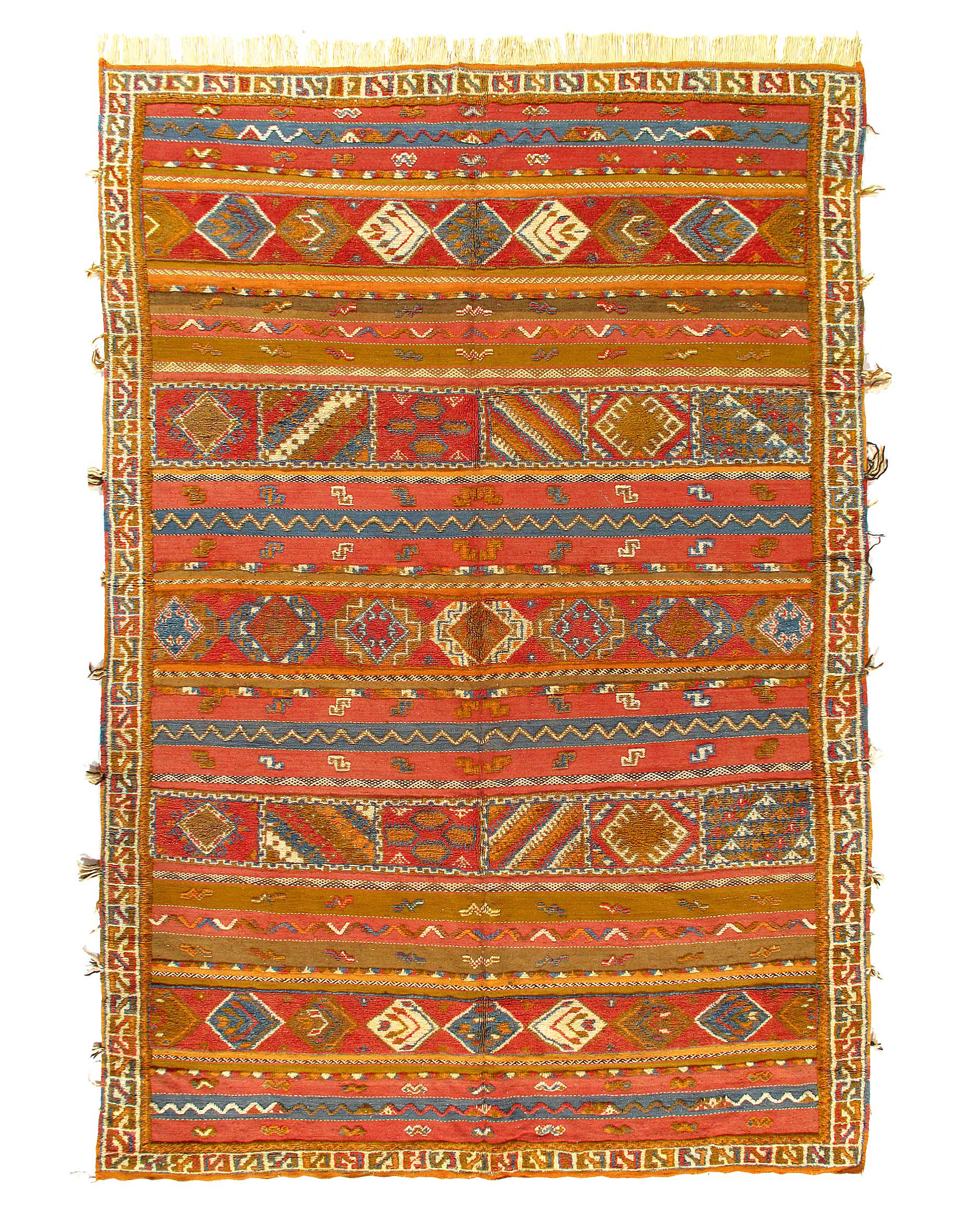 Isabelline Romano One-of-a-Kind 8'1" x 12' 1970s Wool Area Rug in ...