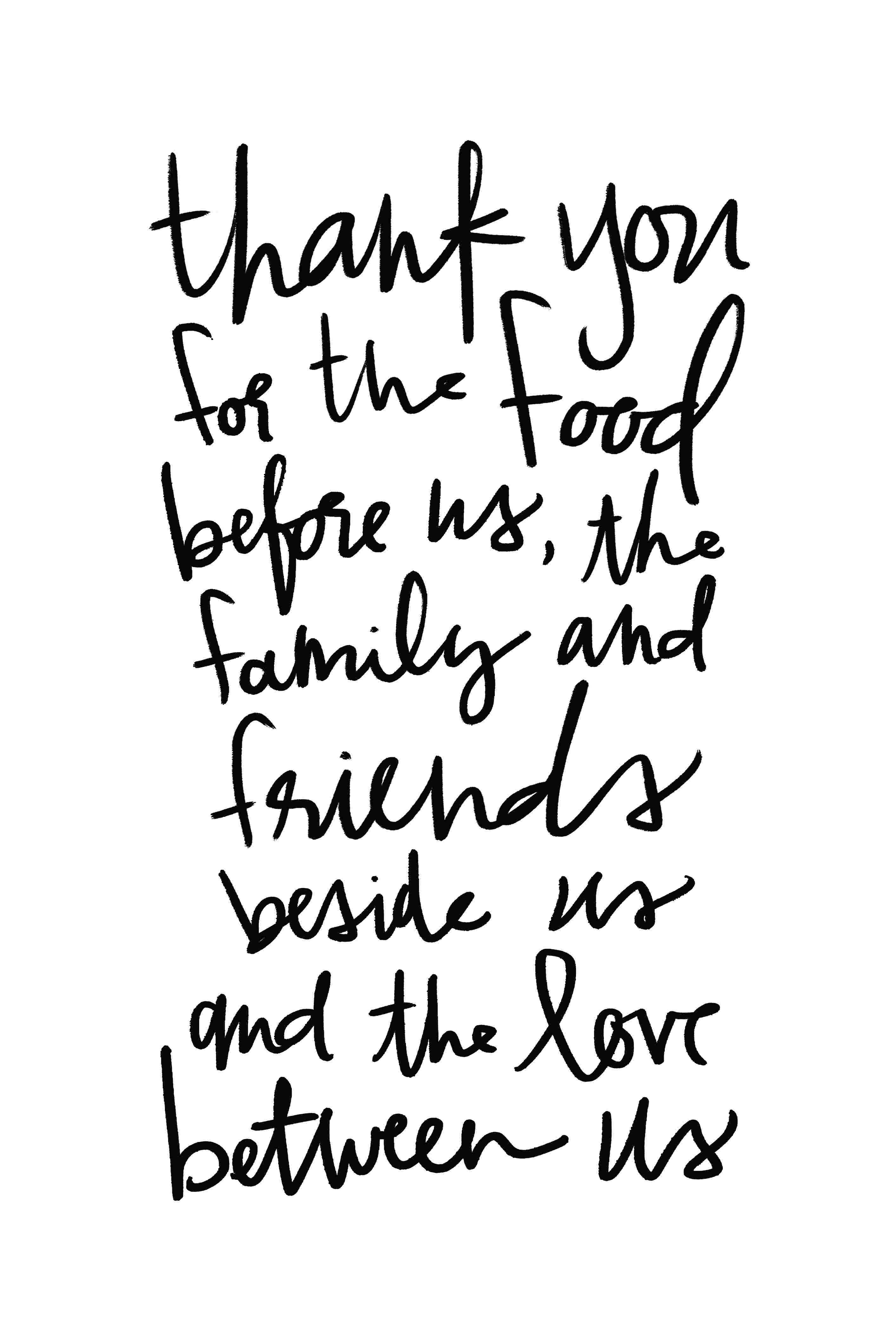 Trinx Thank You Food Handwritten - Wrapped Canvas Textual Art | Wayfair