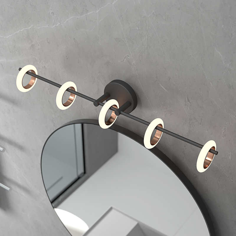 Ivy Bronx Calvillo 5 - Light Dimmable LED Vanity Light & Reviews | Wayfair