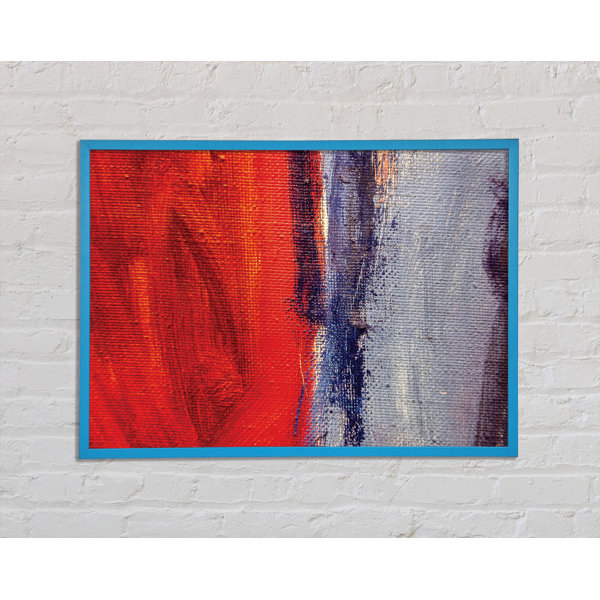 Ebern Designs Red To Grey by Unkown - Single Picture Frame Print ...