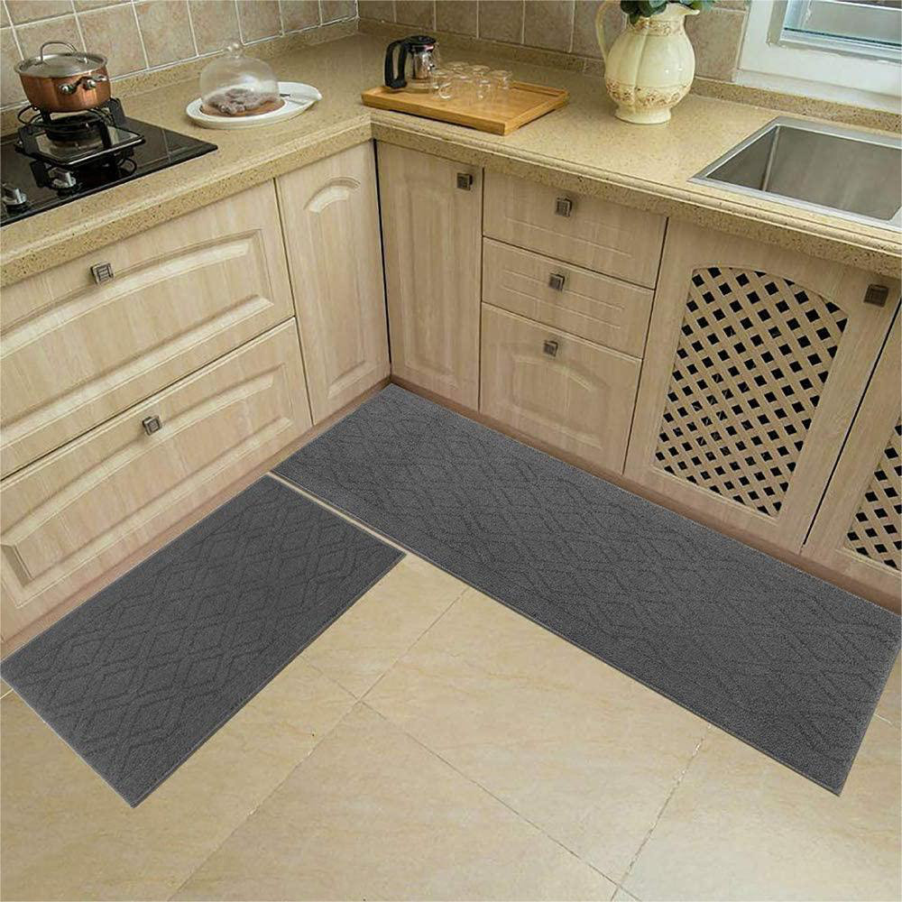 Lark Manor™ Kitchen Rug Mats, 2 Pieces Soft Kitchen Mat Specialized In ...