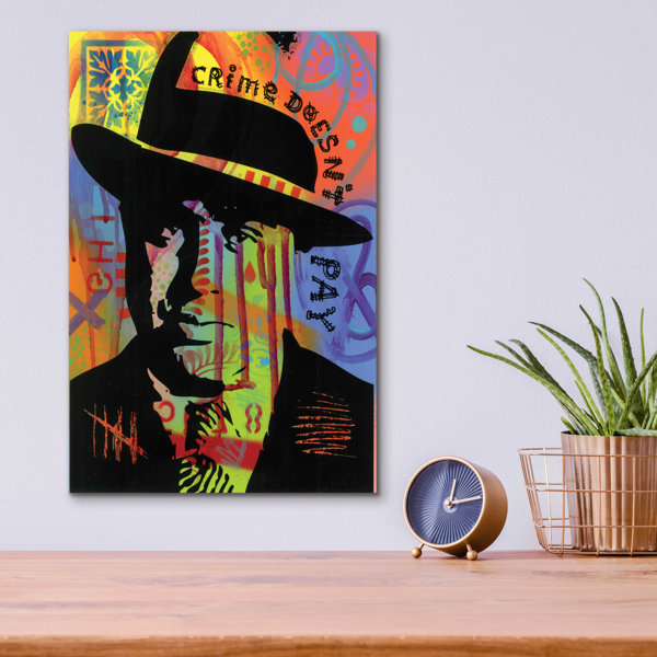 Trinx ''Crime Doesn''t Pay'' By Dean Russo, Acrylic Glass Wall Art ...