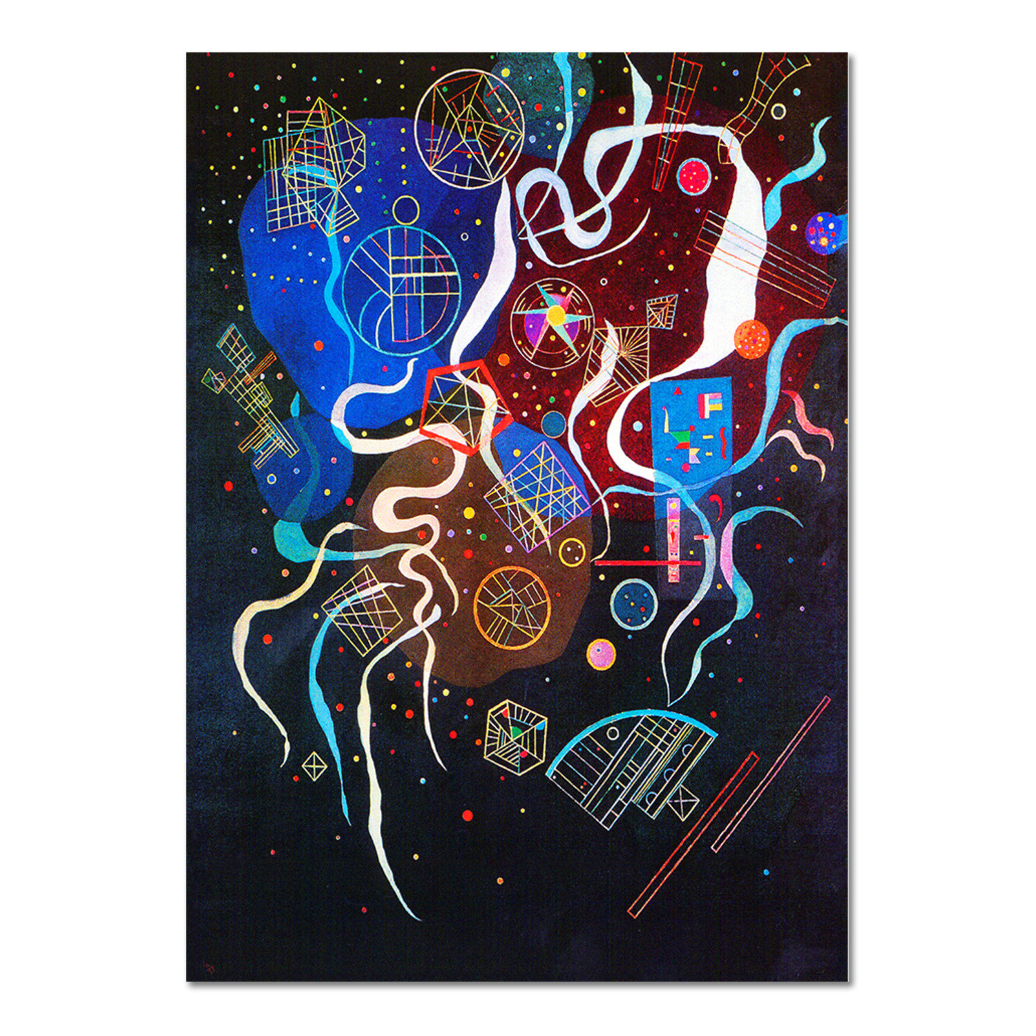 Ivy Bronx Movimento 1 by Wassily Kandinsky - Rectangle Painting on ...