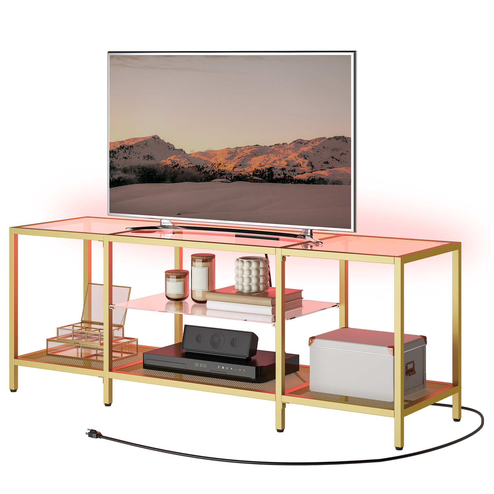 Willa Arlo™ Interiors Newsoms TV Stand for TVs up to 65'' LED Media ...