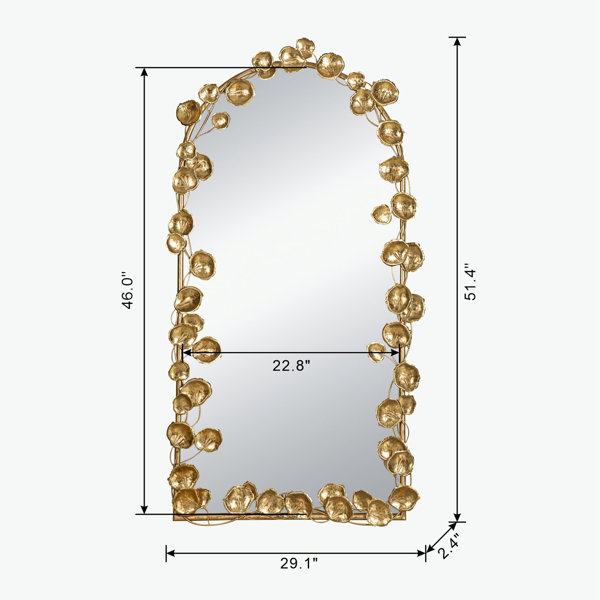 House of Hampton® Jaevier 29.1'' Wide Wall Jewelry Armoire | Wayfair