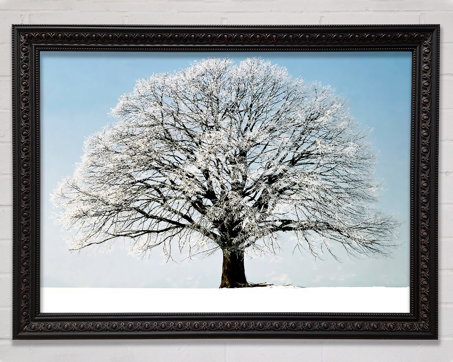 Bright Star Snow Tree - Print | Wayfair.co.uk
