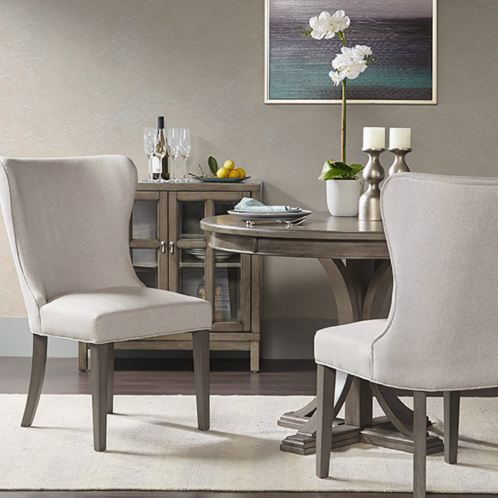 Lark Manor™ Bendicta Polyester Parsons Chair Dining Chair | Wayfair