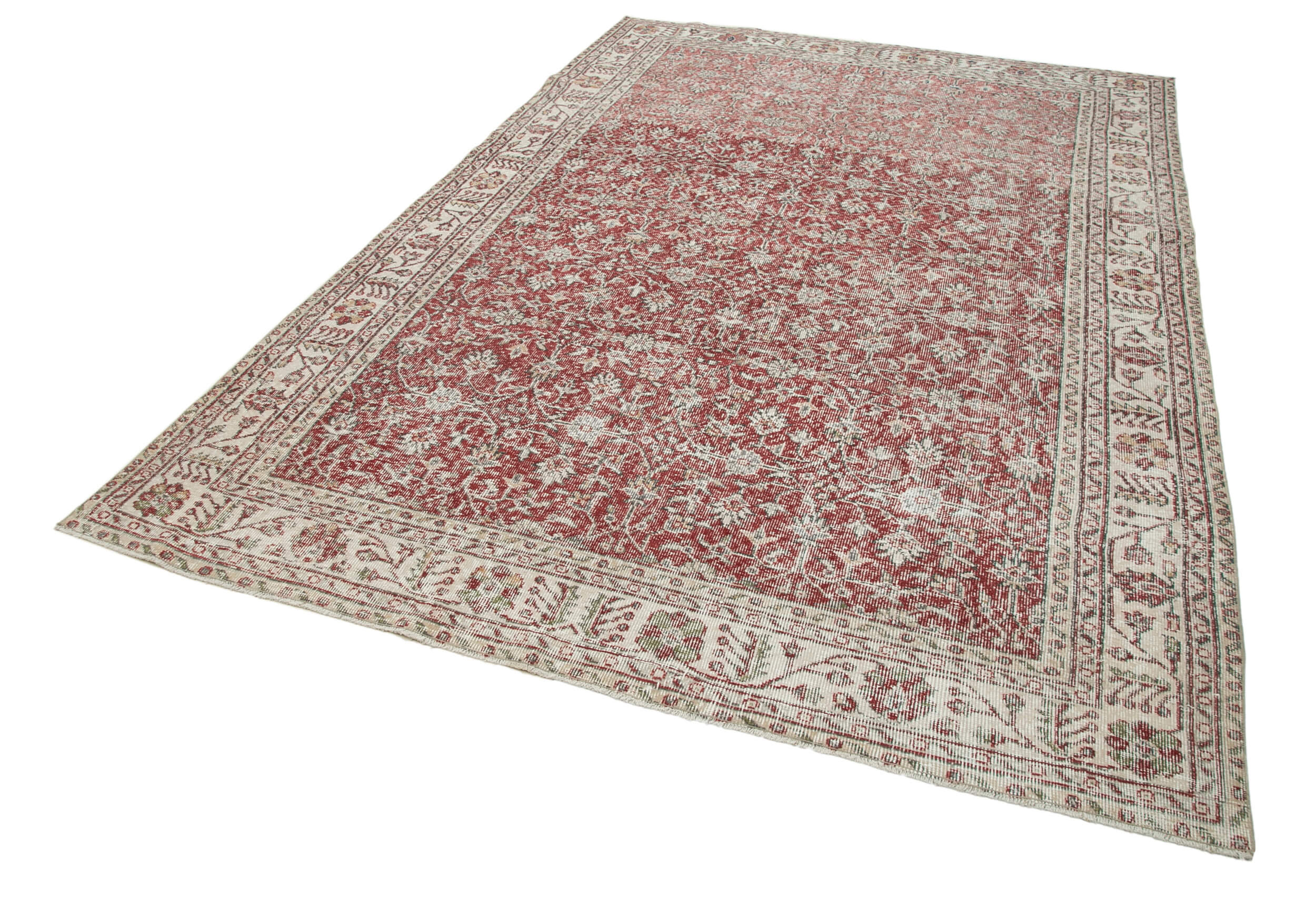 Aegean House Vintage Red Vintage Wool Handmade Area Rug | Wayfair