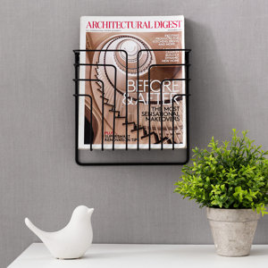 Rebrilliant Gailynn Wall Mounted Magazine Rack & Reviews | Wayfair