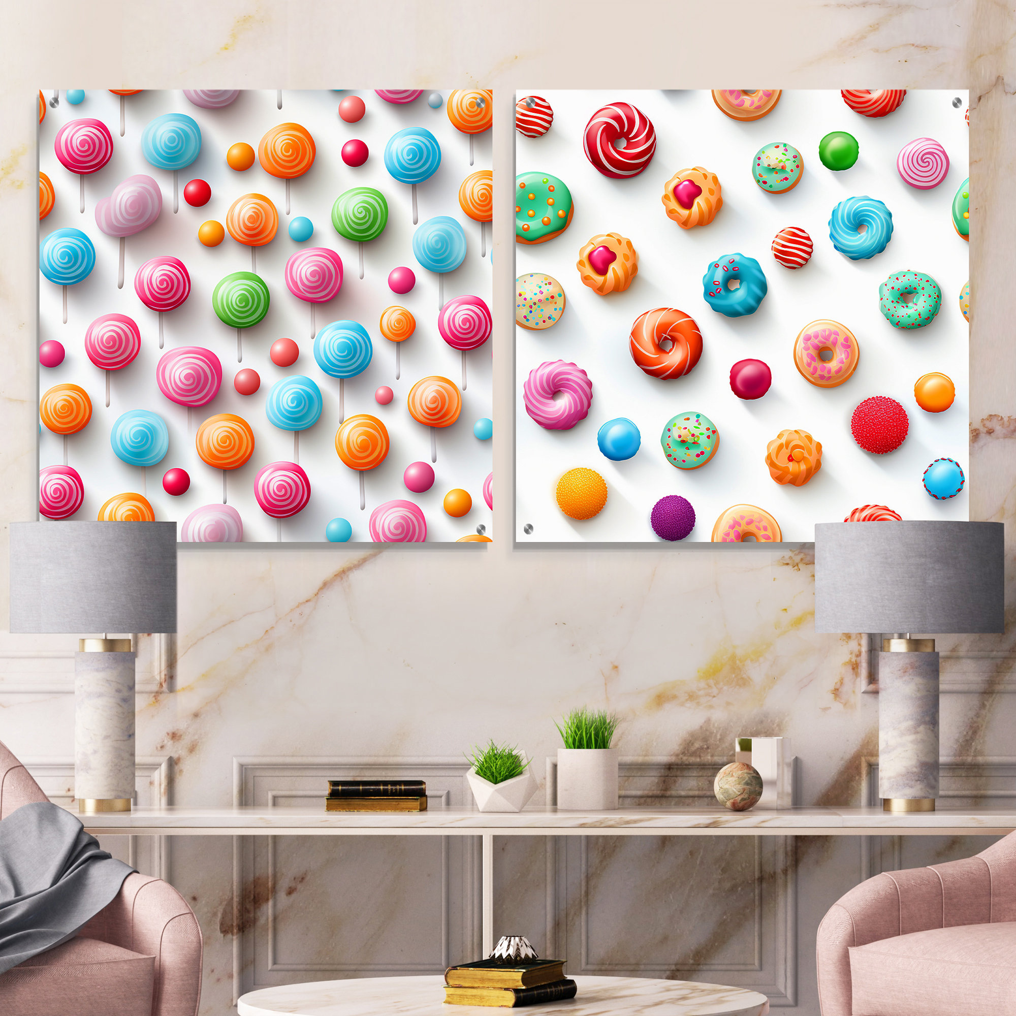 Lark Manor™ Colourfully Candy Style Popart For Kitchen I - Abstract ...