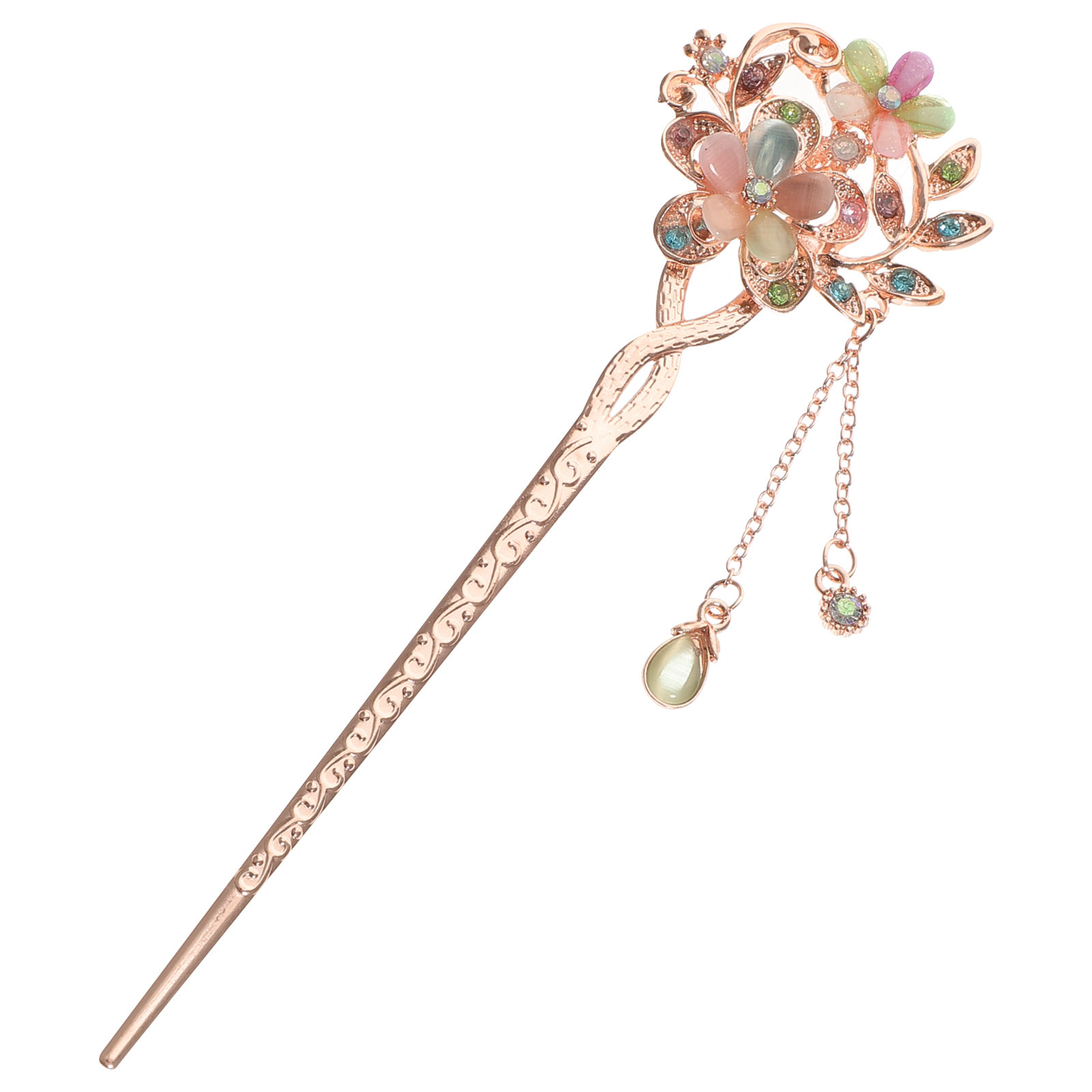 Fleur De Lis Living Vintage Hair Stick Opal Flower Hair Chopsticks Hair ...