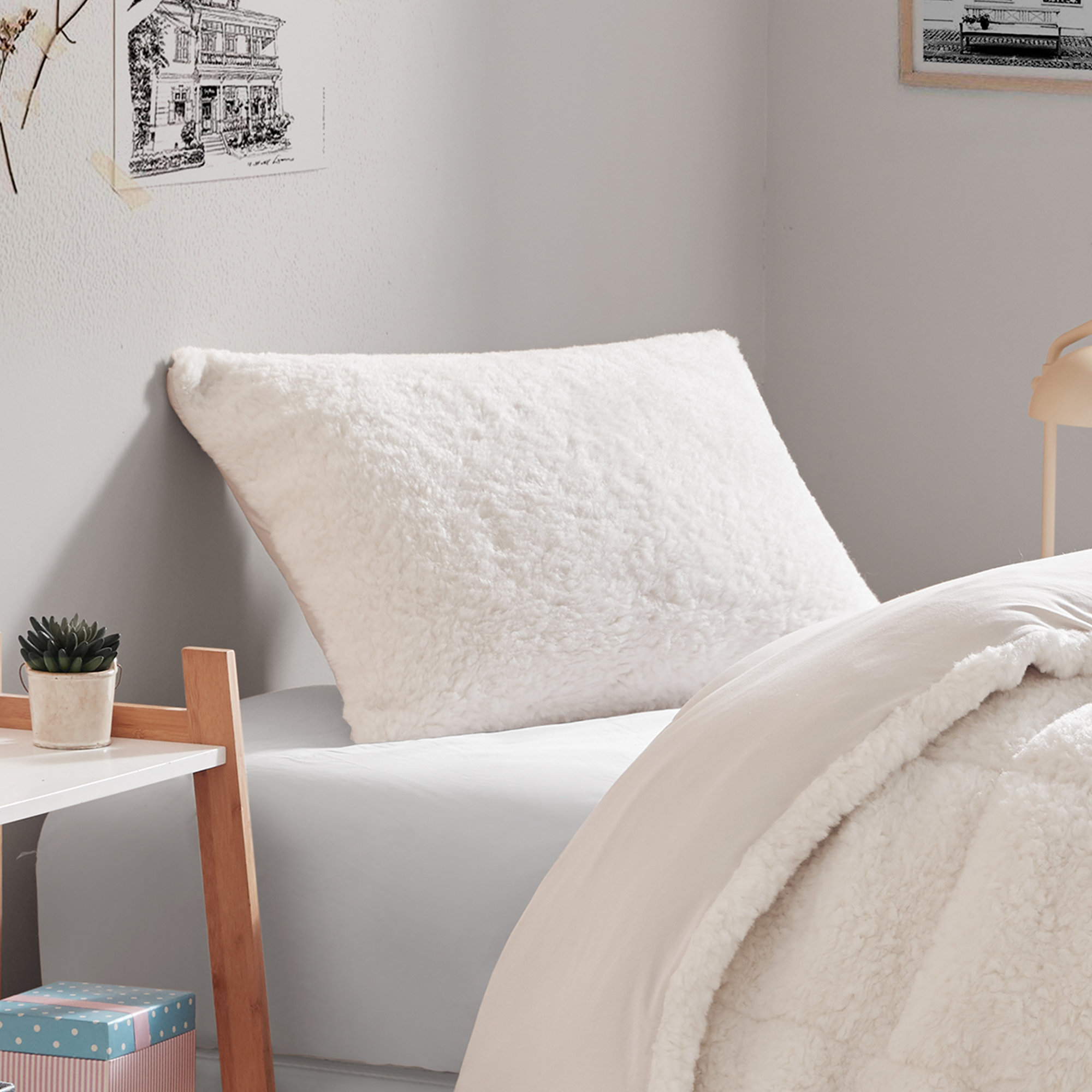 Byourbed Coma Inducer Polar Bear Faux Fur Sham - Wayfair Canada