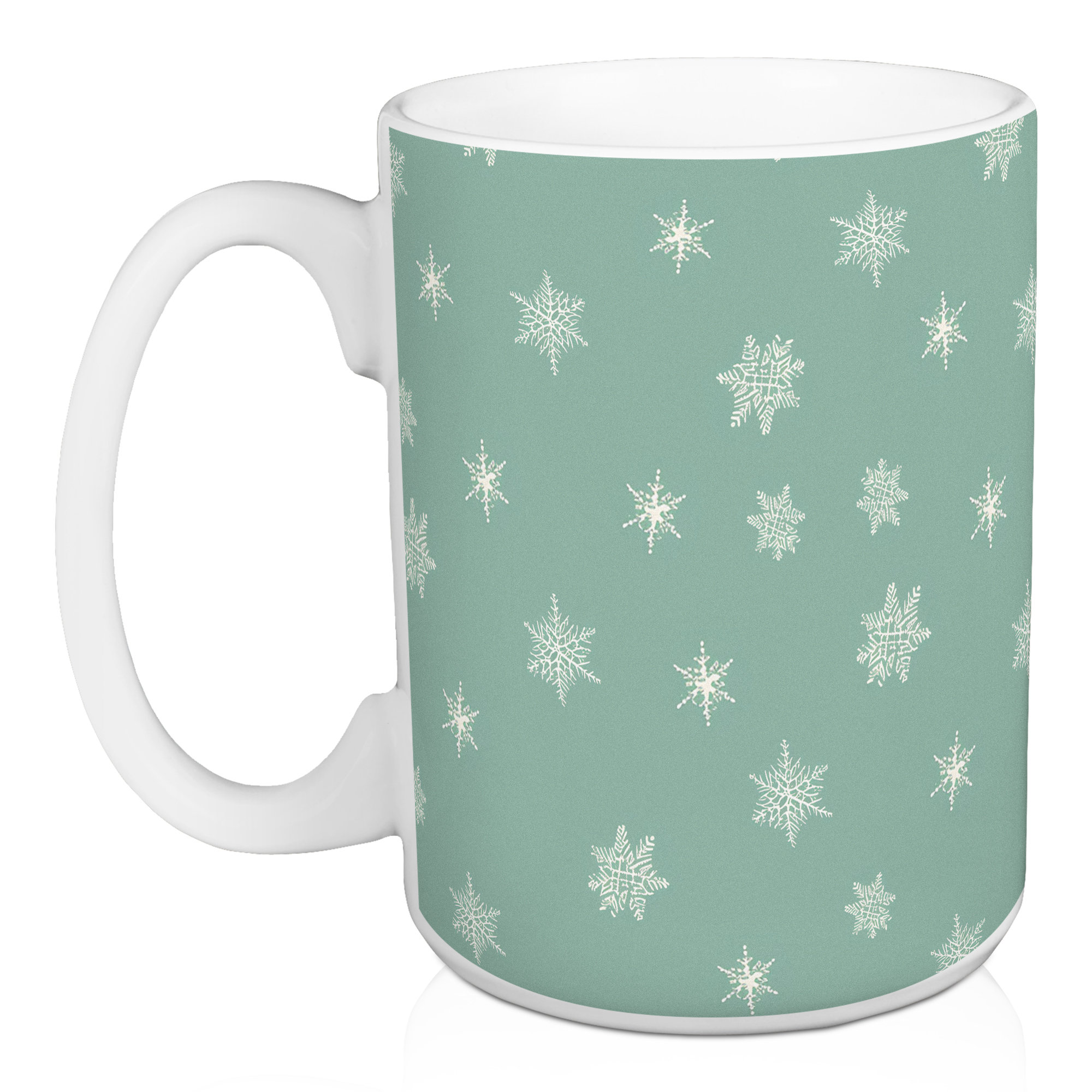 Ophelia & Co. Dainty Snowflake Pattern Mug | Wayfair