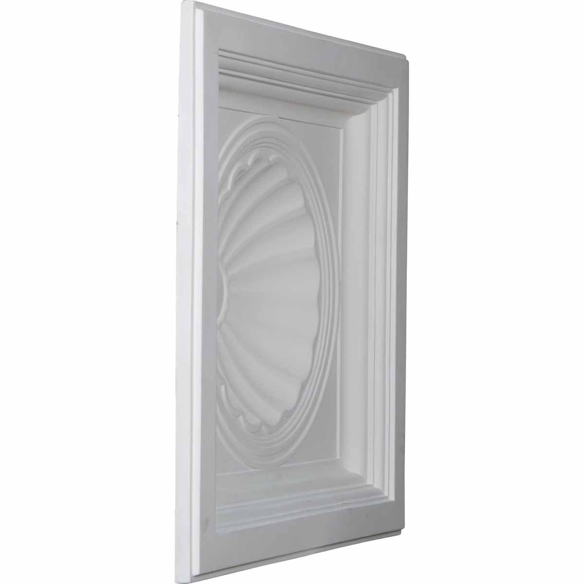 Ekena Millwork Shell 2 ft. x 2 ft. Drop-in Polyurethane Ceiling Tile in ...