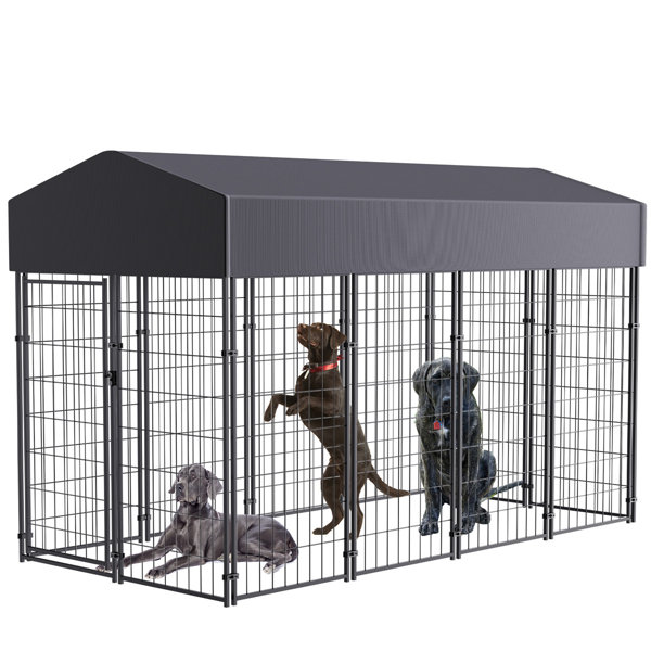 BingoPaw Outdoor Covered Dog Pen & Reviews | Wayfair
