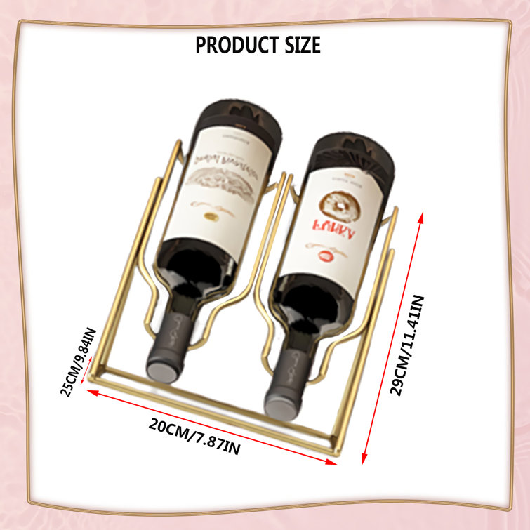 Mercer41 Creative Desktop Wine Rack For Wine Cabinet Storage - Wayfair ...