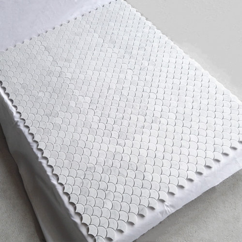 Fish Scale Floor Tiles & Wall Tiles You'll Love | Wayfair