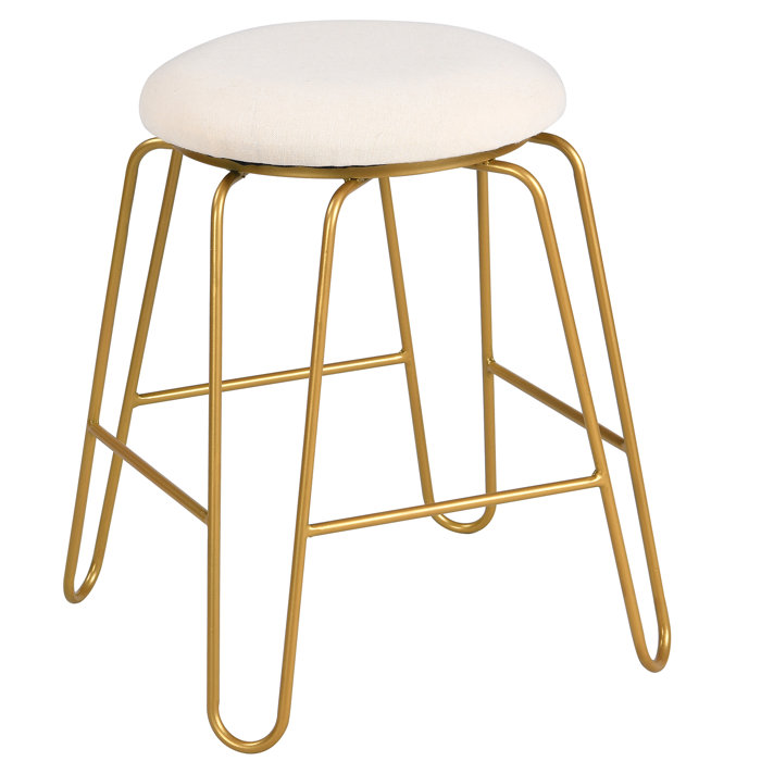 Brayden Studio® Manda Iron Accent Stool & Reviews | Wayfair