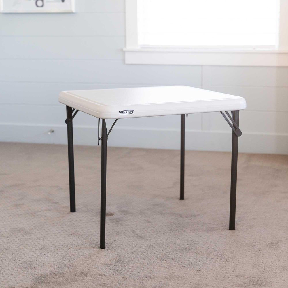 Lifetime 24" Plastic Square Portable Folding Table & Reviews | Wayfair