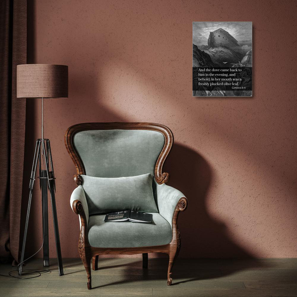 Trinx ArtsyQuotes Art: Bible Verse Quote Genesis 8:11, Gustave Dore ...