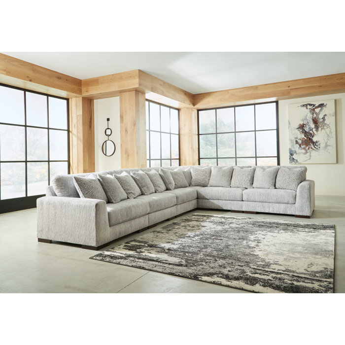 Ebern Designs Jacilynn 6 - Piece Upholstered Sectional | Wayfair