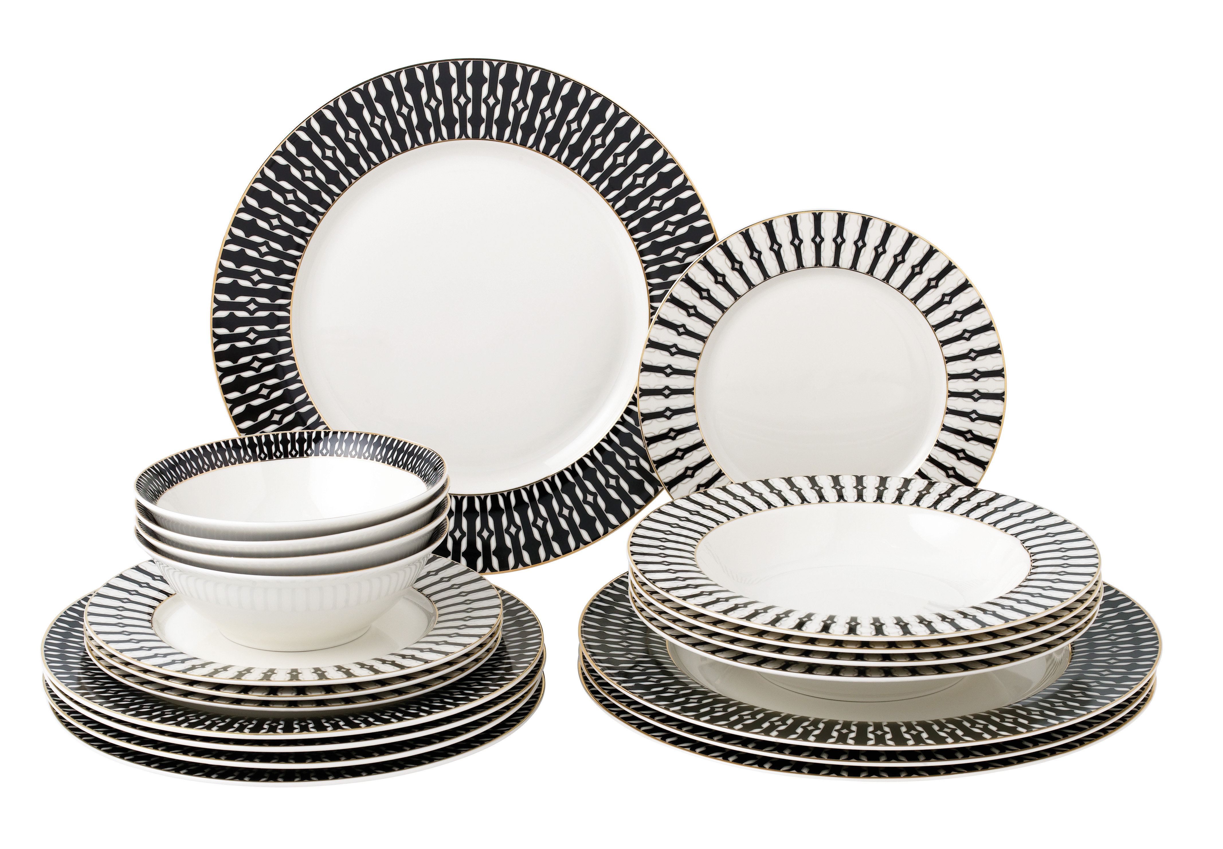 Lorren Home Trends 20 Piece Dinnerware Set - Service for 4 - Wayfair Canada