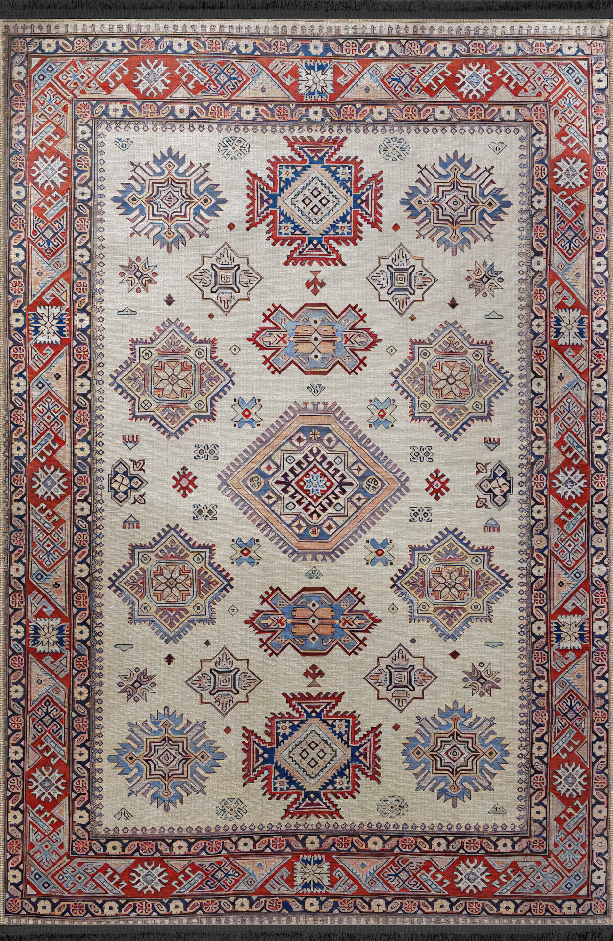 Bloomsbury Market Light-Toned Multi-Colored Traditional Motif Ethnic ...