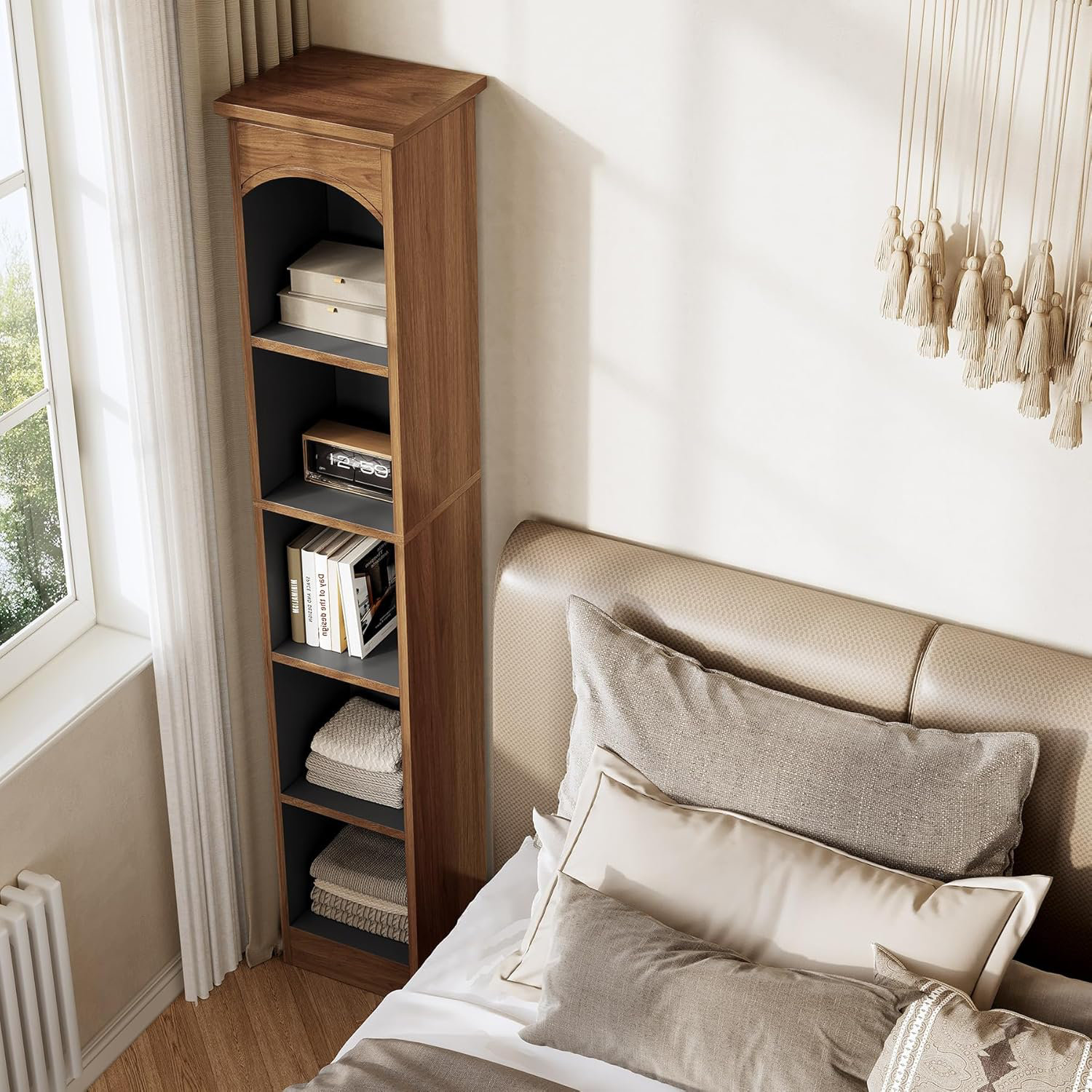 Red Barrel Studio 70.9" Tall Bookcase, 5-Tier Open Bookcase With Cubes ...