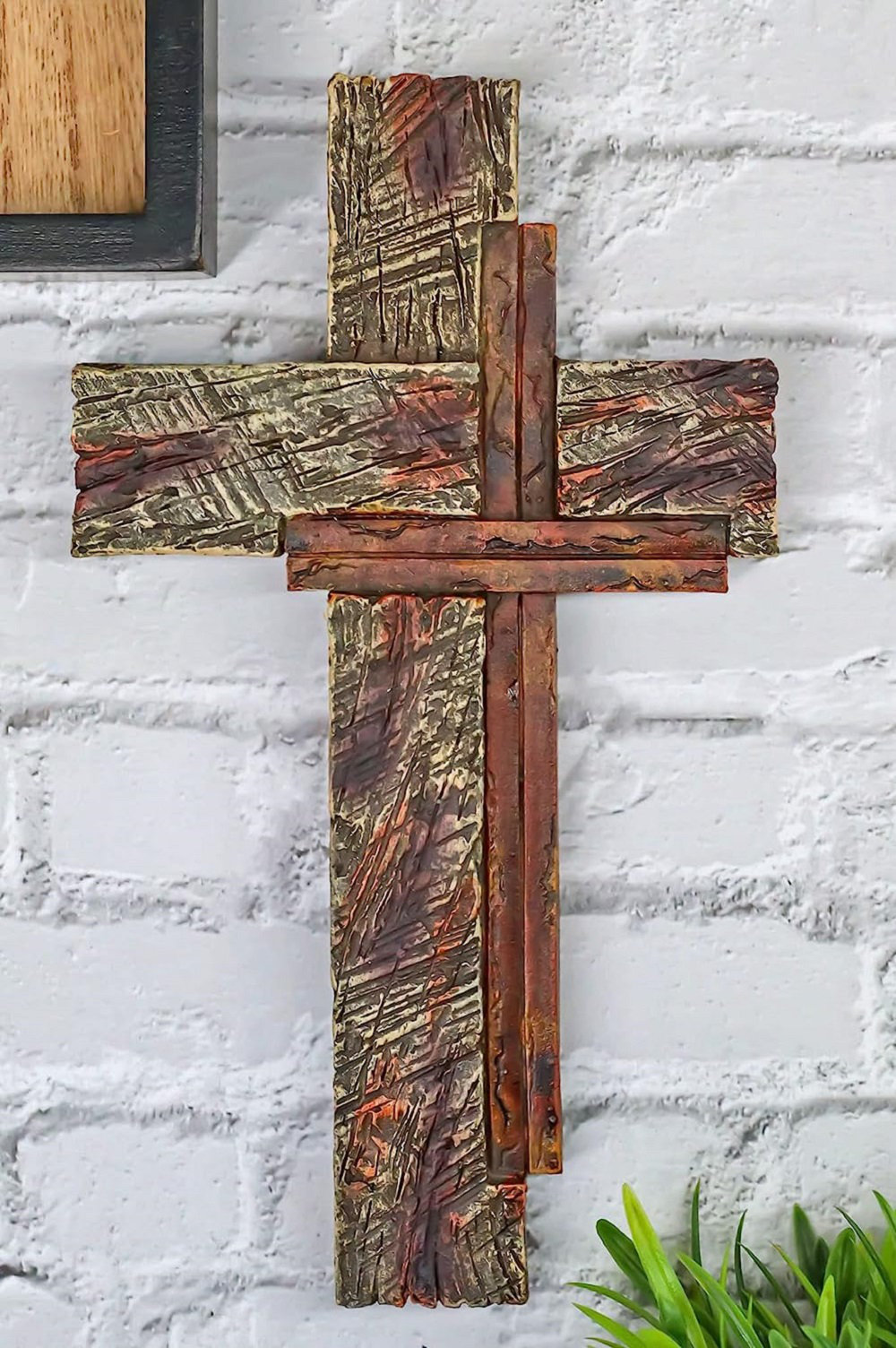 Union Rustic Vintage Western Layered Distressed Wood Grain Pattern Faux ...