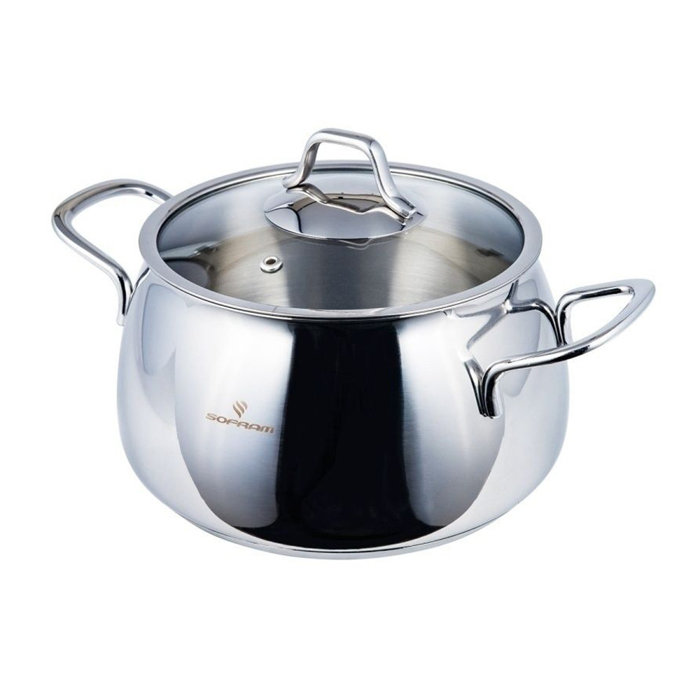 SOFRAM Stainless Steel Deep Stock Pot | Wayfair