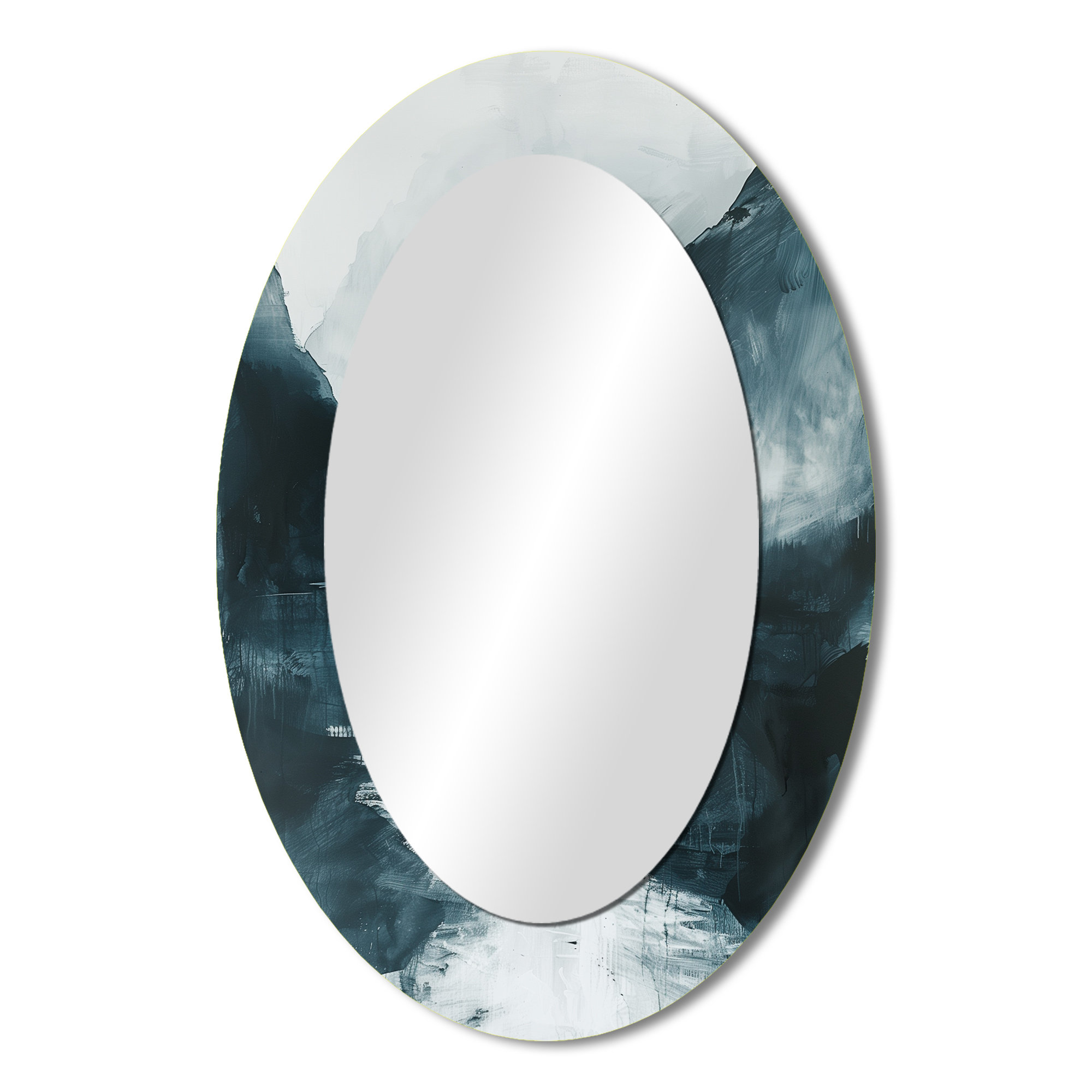 Dakota Fields Winter Frozen Lake Wilderness Explorer - Large Oval Wall ...