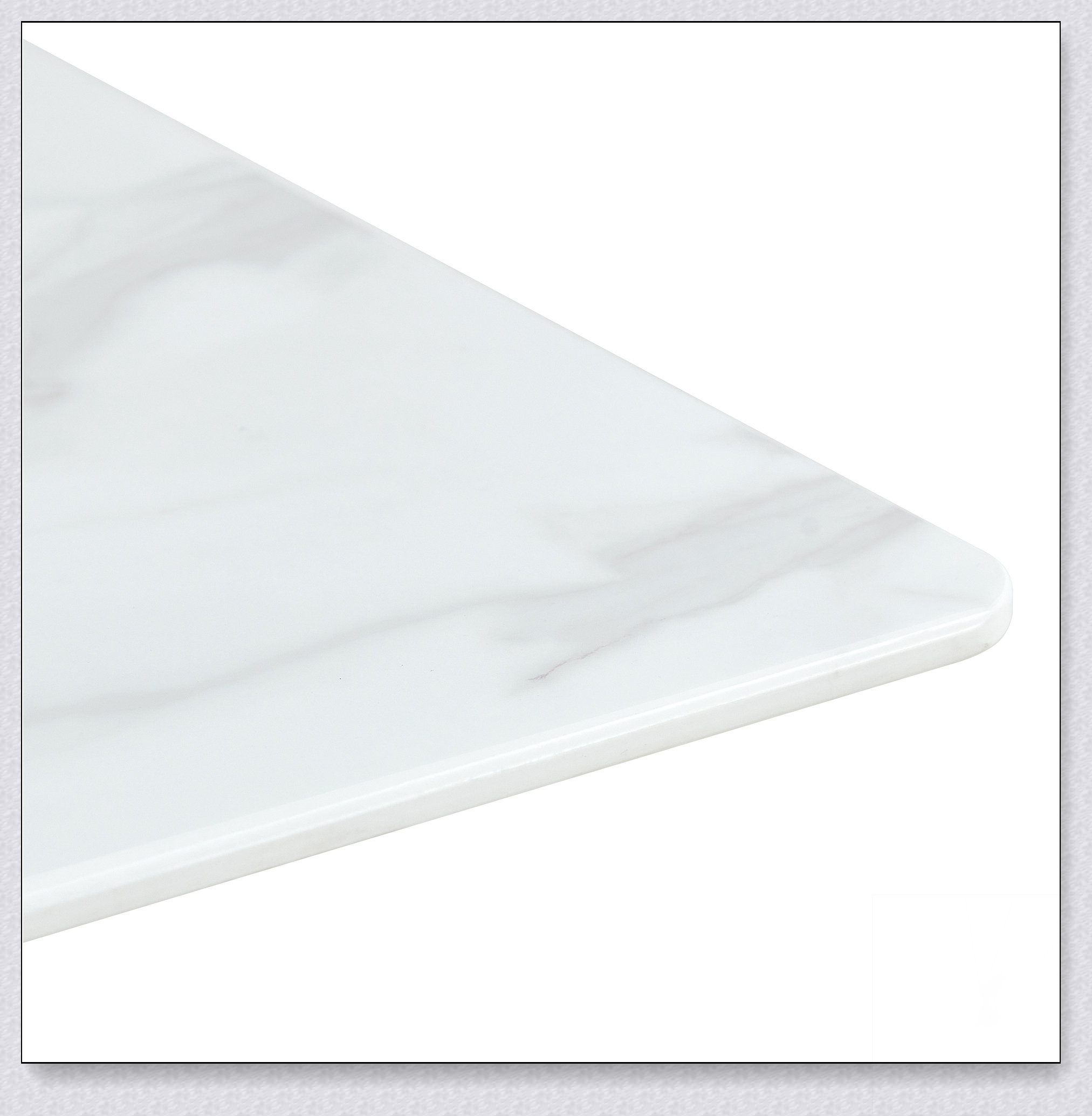 Mercer41 Modern minimalist coffee table. Tempered glass with stickers ...