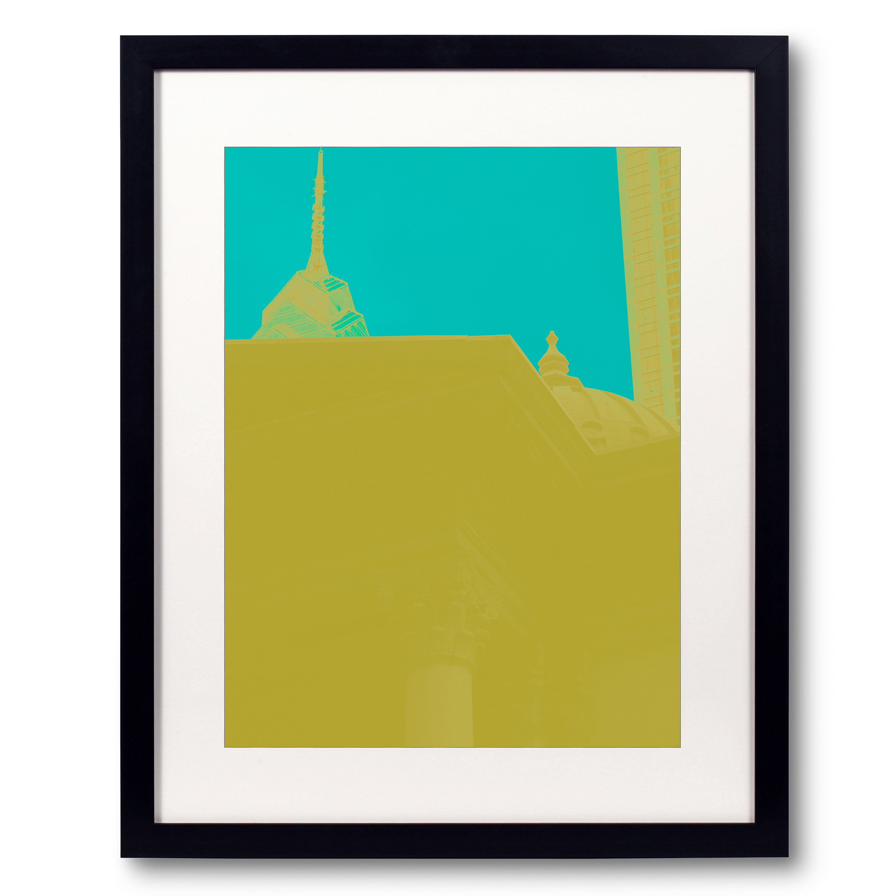 Made & Curated Mustard Sky by Kevin Quinn - Framed Fine Art on Paper ...