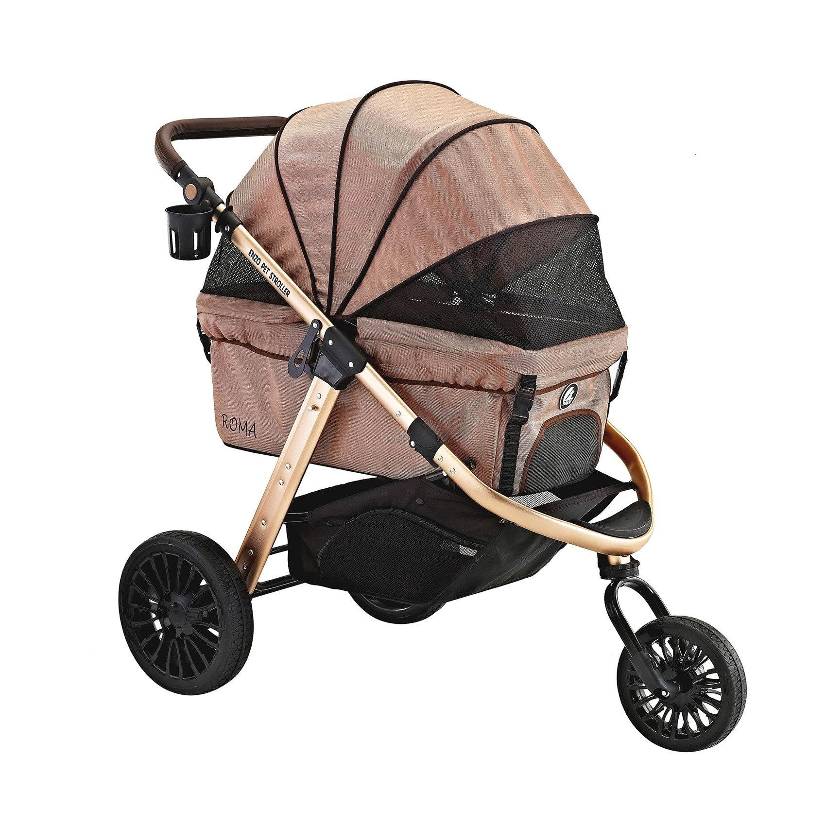 Enzo Pet Stroller ENZO Roma Jogging Sports Aluminum Stroller Holds Up ...