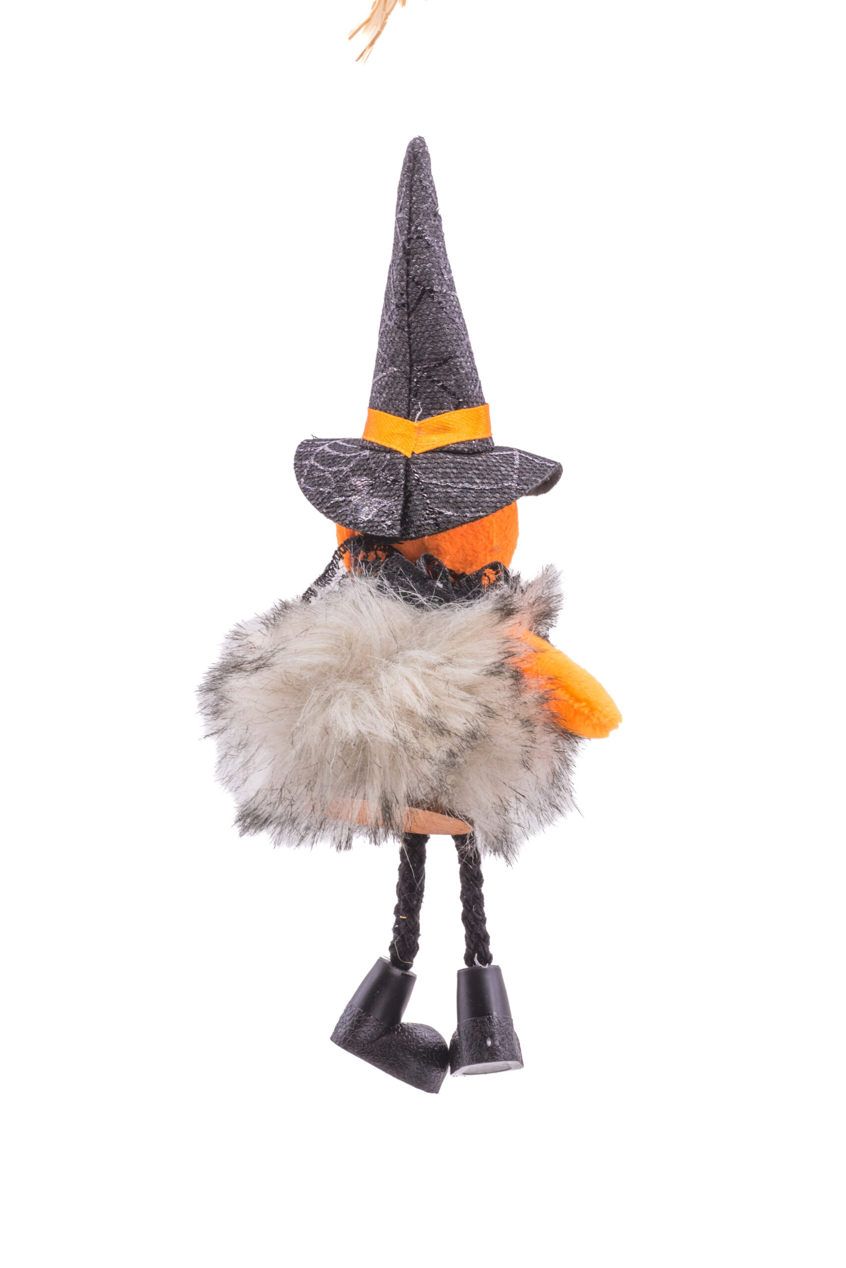 The Holiday Aisle® Orange Cloth Standing Cute Lil Fuzzy Pumpkinhead ...