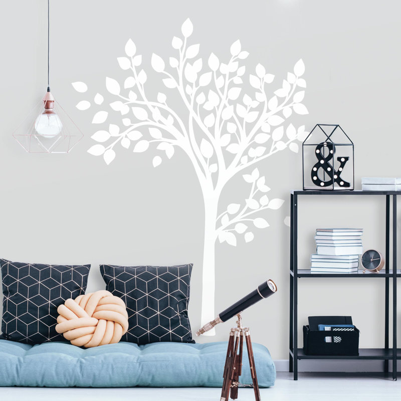 Zoomie Kids Simple Tree Peel and Stick Giant Wall Decal & Reviews | Wayfair