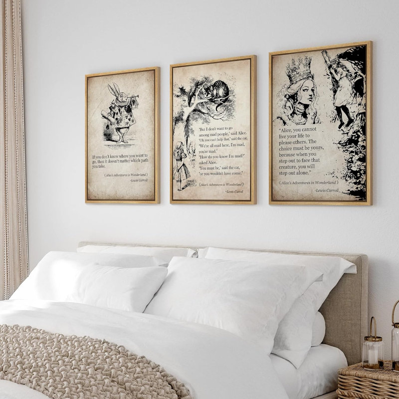 IDEA4WALL Alice in Wonderland Fairy Tale Storybook by Lewis Carroll ...
