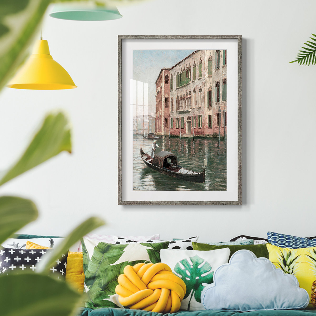 Breakwater Bay Vintage Landscape CC -Framed Print | Wayfair