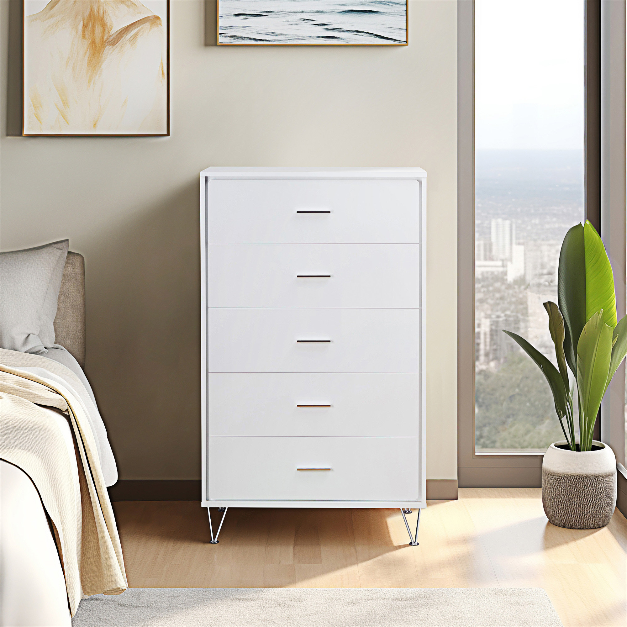 House of Hampton® Hestia Chest with Storage Drawers | Wayfair