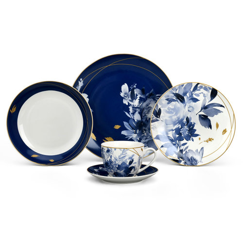 STP Goods Day And NIght Porcelain China Dinnerware Set - Service for 4 ...