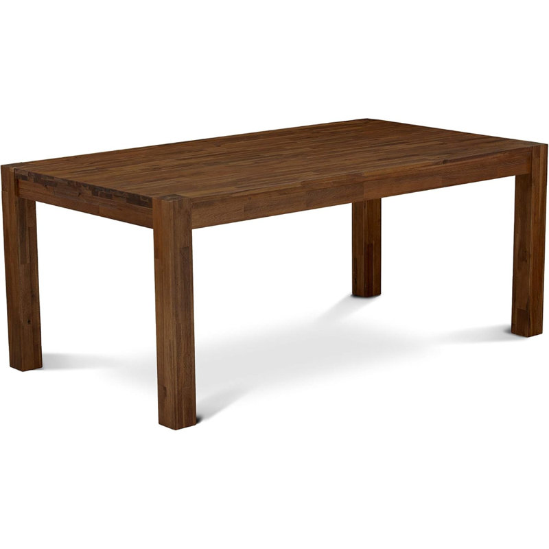 One Allium Way Rectangle Rustic Wood Dining Table | Wayfair