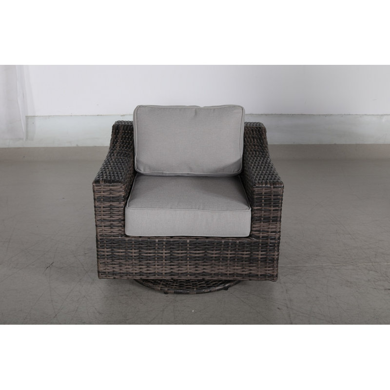 Red Barrel Studio® Menkar Wicker Fully Assembled 4 - Person Seating ...