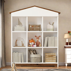 Lark Manor™ House-Shaped Storage Rack With Nine Storage Compartments ...